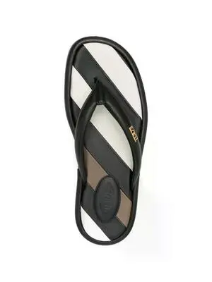 TOD'S Logo Thong Sandals