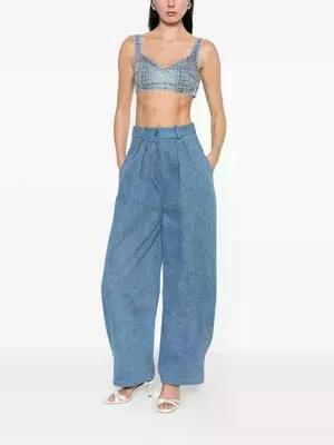 SELF-PORTRAIT Denim Top