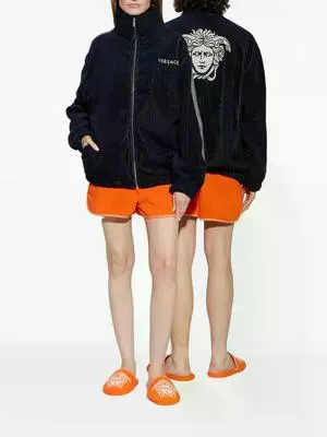 Versace Elasticated Trim Shorts - Orange
