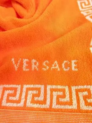Versace Logo-detail Bath Towel