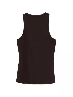 Liu Jo Ribbed Logo Tank Top