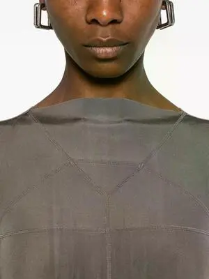Rick Owens Temple Long-sleeve Maxi Dress - Grey