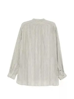 CALMLENCE Striped Shirt - Grey