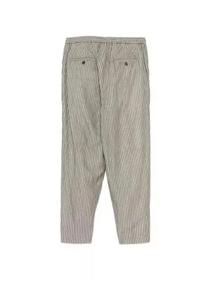 CALMLENCE Striped Trousers - Grey