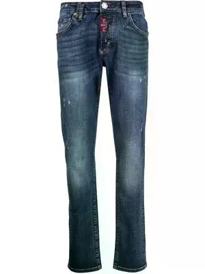 Philipp Plein Logo Plaque Slim-cut Jeans