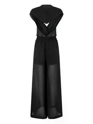 Pinko V-neck Flared Jumpsuit