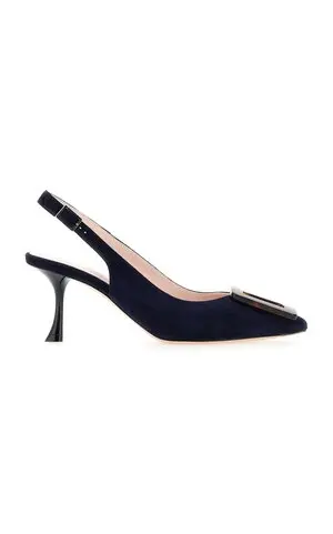 ROGER VIVIER Viv' In The City Slingback Pumps - Blue