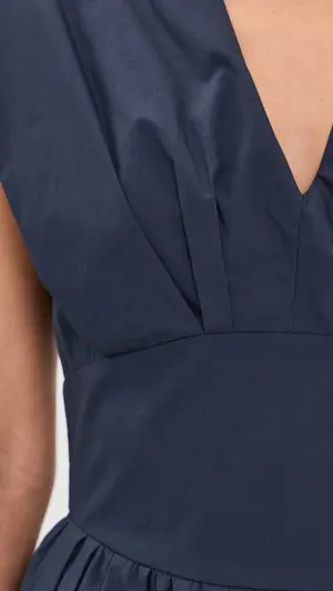 Rosie Assoulin In Full Bloom Midi Dress - Navy