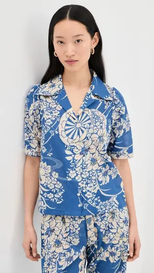 Alix Of Bohemia Ophelia Royal Spoke Shirt