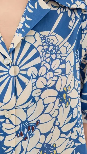 Alix Of Bohemia Ophelia Royal Spoke Shirt