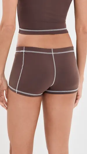 Staud Wake Boyshort Bikini Bottom