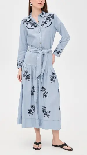 The Great. X Stetson Embroidered Highland Skirt