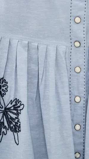 The Great. X Stetson Embroidered Highland Skirt