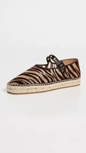 LOEFFLER RANDALL Clover Espadrilles - Zebra