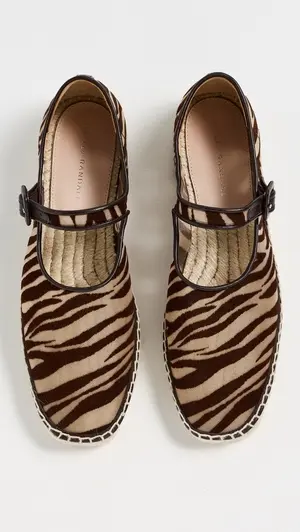 LOEFFLER RANDALL Clover Espadrilles - Zebra