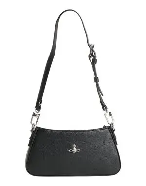 VIVIENNE WESTWOOD Leather Baguette Bag - Black