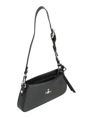 VIVIENNE WESTWOOD Leather Baguette Bag - Black