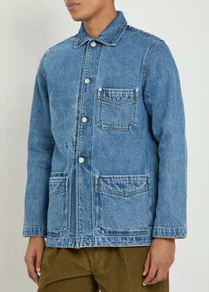 DRAKE'S Selvedge Chore Jacket