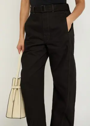 LEMAIRE High-rise Barrel-leg Jeans