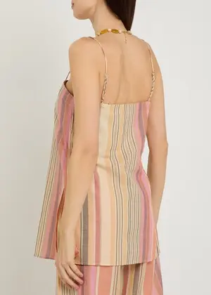 Faithfull The Brand Aina Striped Cotton Top