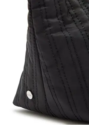 VALESQUE Quilted Nylon Shoulder Bag