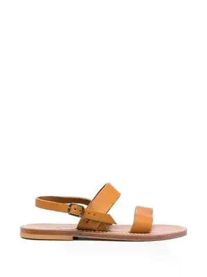 K.JACQUES Barigoule Leather Sandals - Neutrals