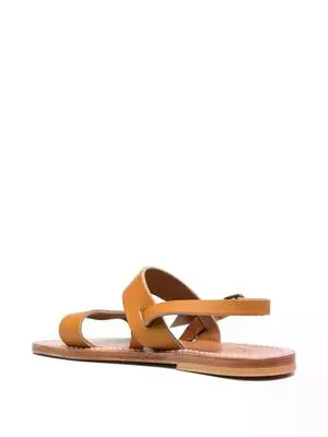 K.JACQUES Barigoule Leather Sandals - Neutrals