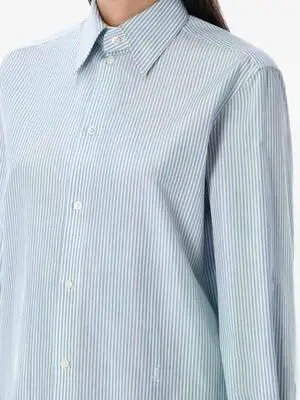 Saint Laurent Striped Tab Shirt