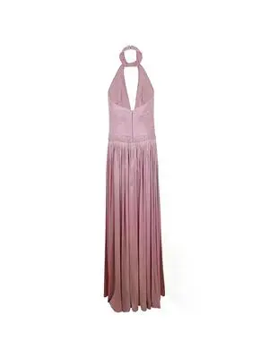Costarellos Pleated Maxi Dress