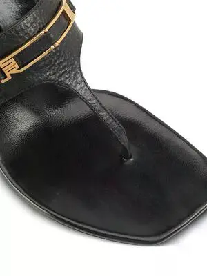 SERGIO ROSSI Bitt Sandals - Black