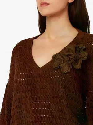 Liu Jo V-neck Long Sleeve Sweater