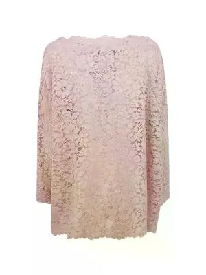 GIANLUCA CAPANNOLO Floral Lace Top - Pink
