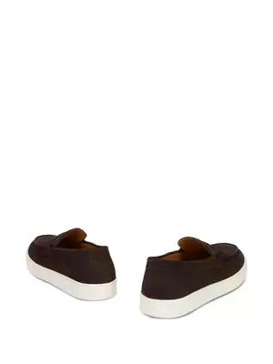 DOUCAL'S Penny Loafer Sneakers - Brown