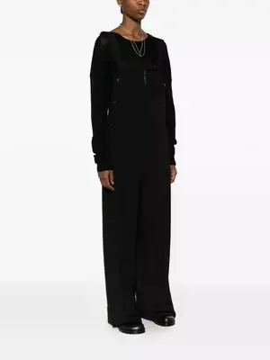 Isabel Benenato Button Zip Jumpsuit