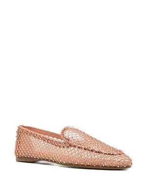 FORTE_FORTE Embellished Loafers - Orange