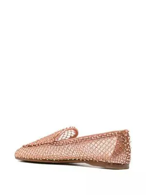 FORTE_FORTE Embellished Loafers - Orange