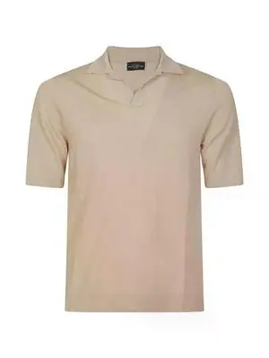 BALLANTYNE Cotton Polo Shirt - Neutrals