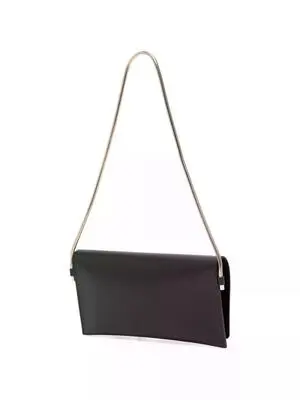 SALCE Logo-detail Clutch - Black