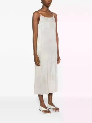 UMA WANG Anaya Spaghetti-strap Midi Dress - Grey