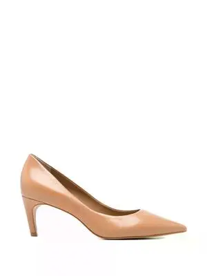 ANDREA CARRANO Pointed-toe Leather Pumps