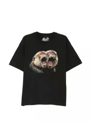 MELT Monkey-print T-shirt