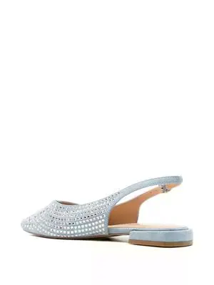KEYS Embellished Pointed Toe Pumps - Blue