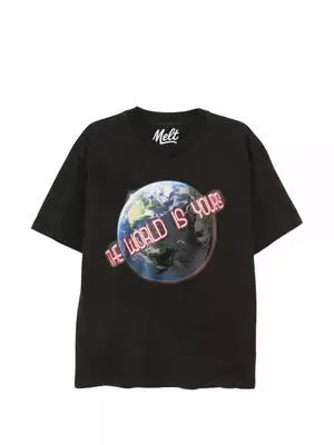 MELT Earth-print T-shirt