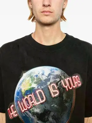 MELT Earth-print T-shirt