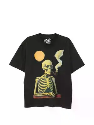 MELT Skeleton-print T-shirt