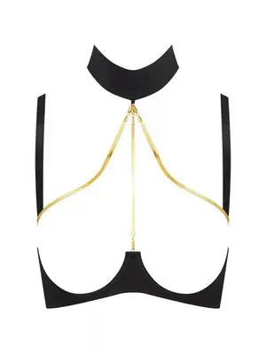 MAISON CLOSE Jewellery Bra - Black