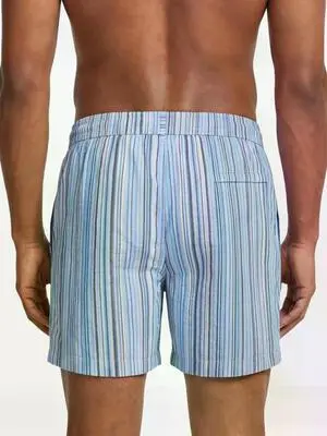 Paul Smith Striped Swim Shorts - Blue