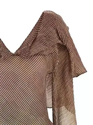 KIKO KOSTADINOV Plexus Crinkled Blouse - Red