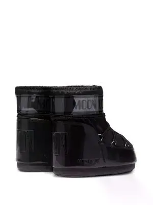 Moon Boot Icon Low Glance Logo Boots - Black
