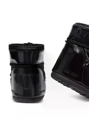 Moon Boot Icon Low Glance Logo Boots - Black